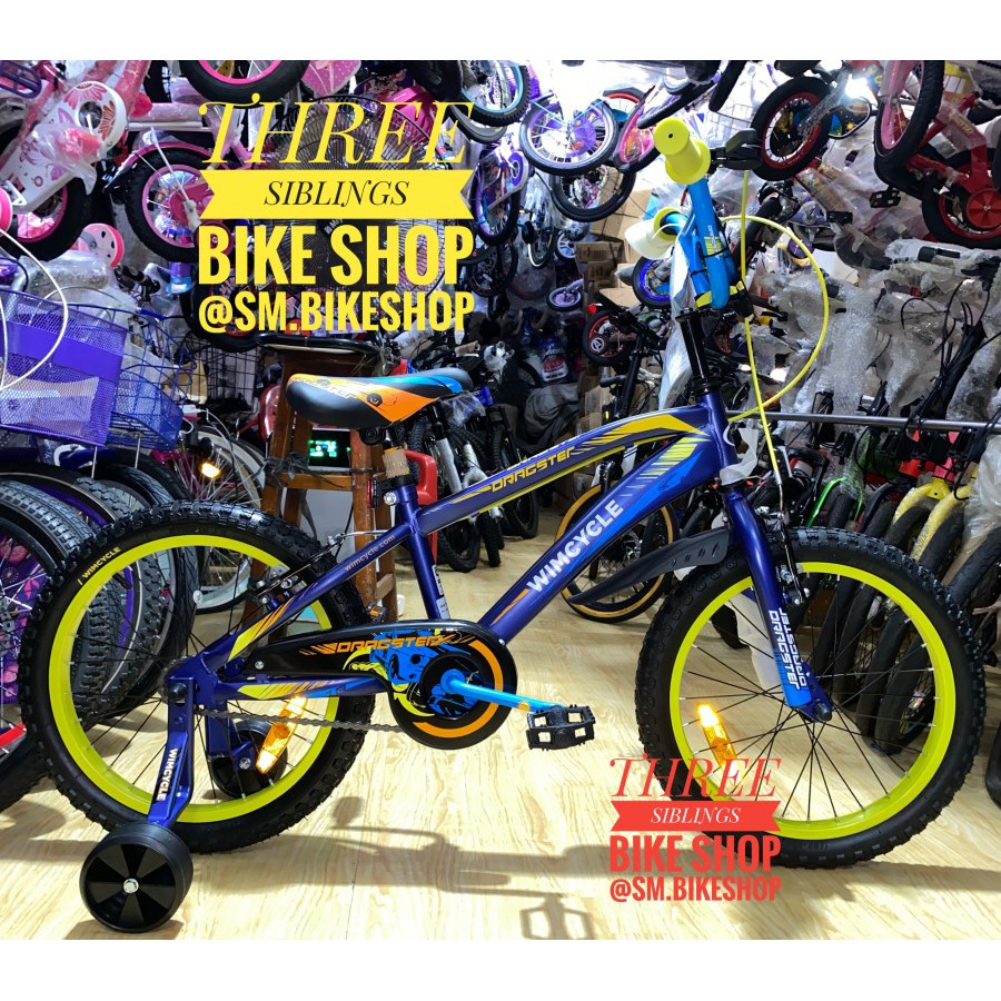 Jual SEPEDA BMX WIMCYCLE DRAGSTER 18 INCH WARNA BIRU | Shopee Indonesia