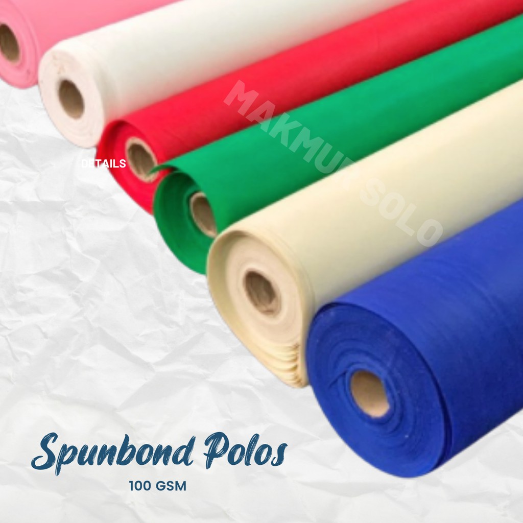 Jual Kain Spunbon Polos Warna Lebar 1,6M Gramasi 100 Cover Bouquet Alas ...