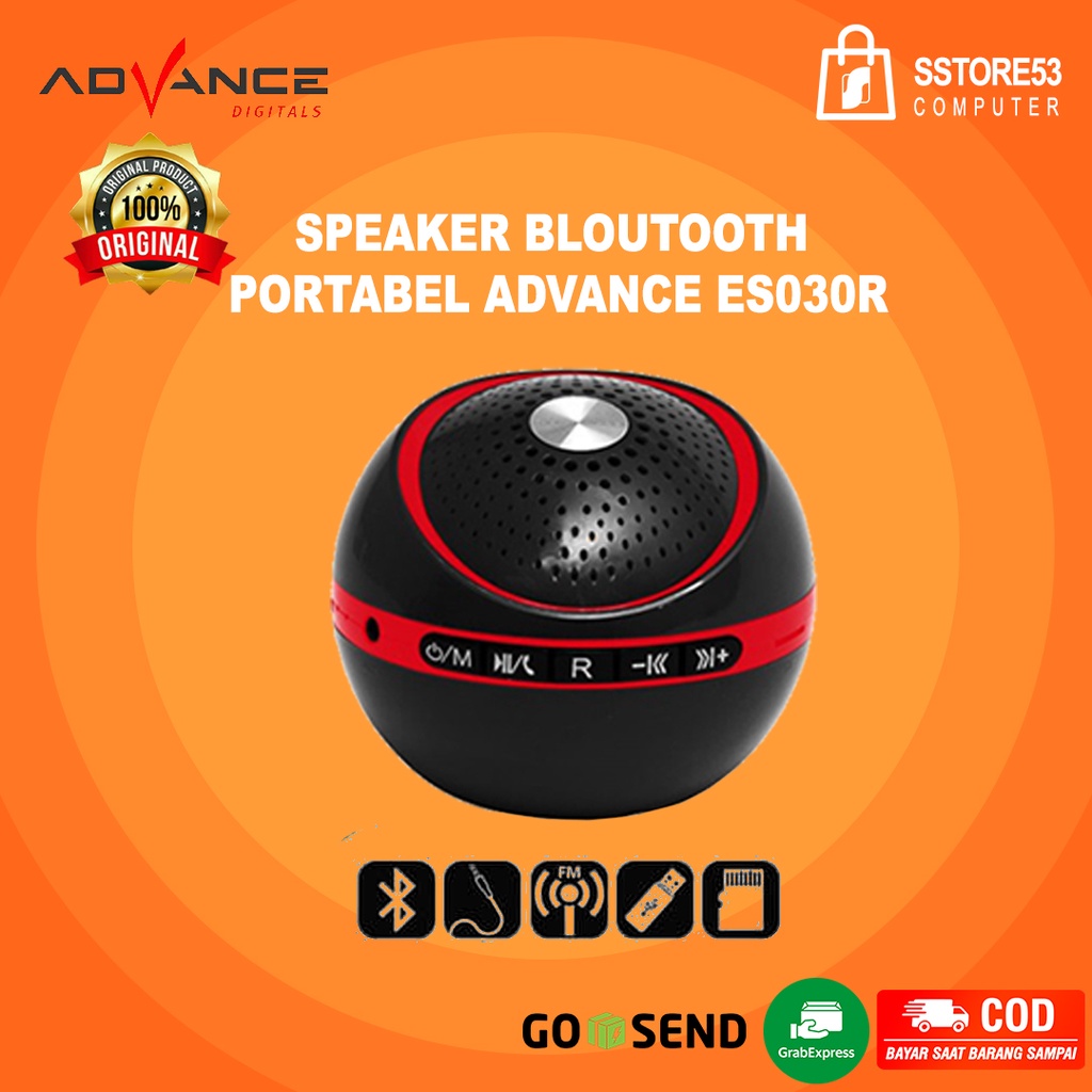 Jual Speaker Bluetooth Advance ES030R Speaker Portable | Shopee Indonesia