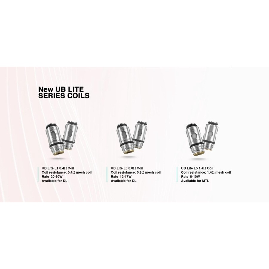 Jual COIL UB LITE 0.4OHM REPLACEMENT COIL UB LITE 0.4 AUTHENTIC ...