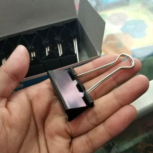 Jual BINDER CLIPS KENKO / KLIP HITAM / PENJEPIT KERTAS HITAM | Shopee ...