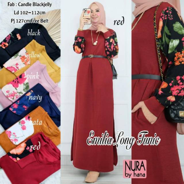 Jual Emelia long ory by Nura | Shopee Indonesia