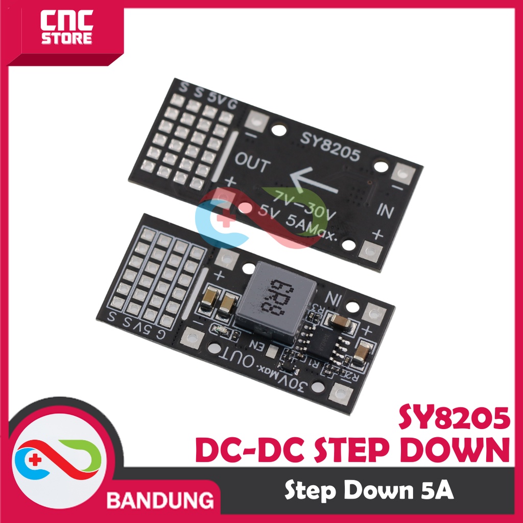 Jual DC-DC MP2482 SY8205 5A DC STEP-DOWN MODULE 7V-24V TO 5V SERVO POWER | Shopee Indonesia