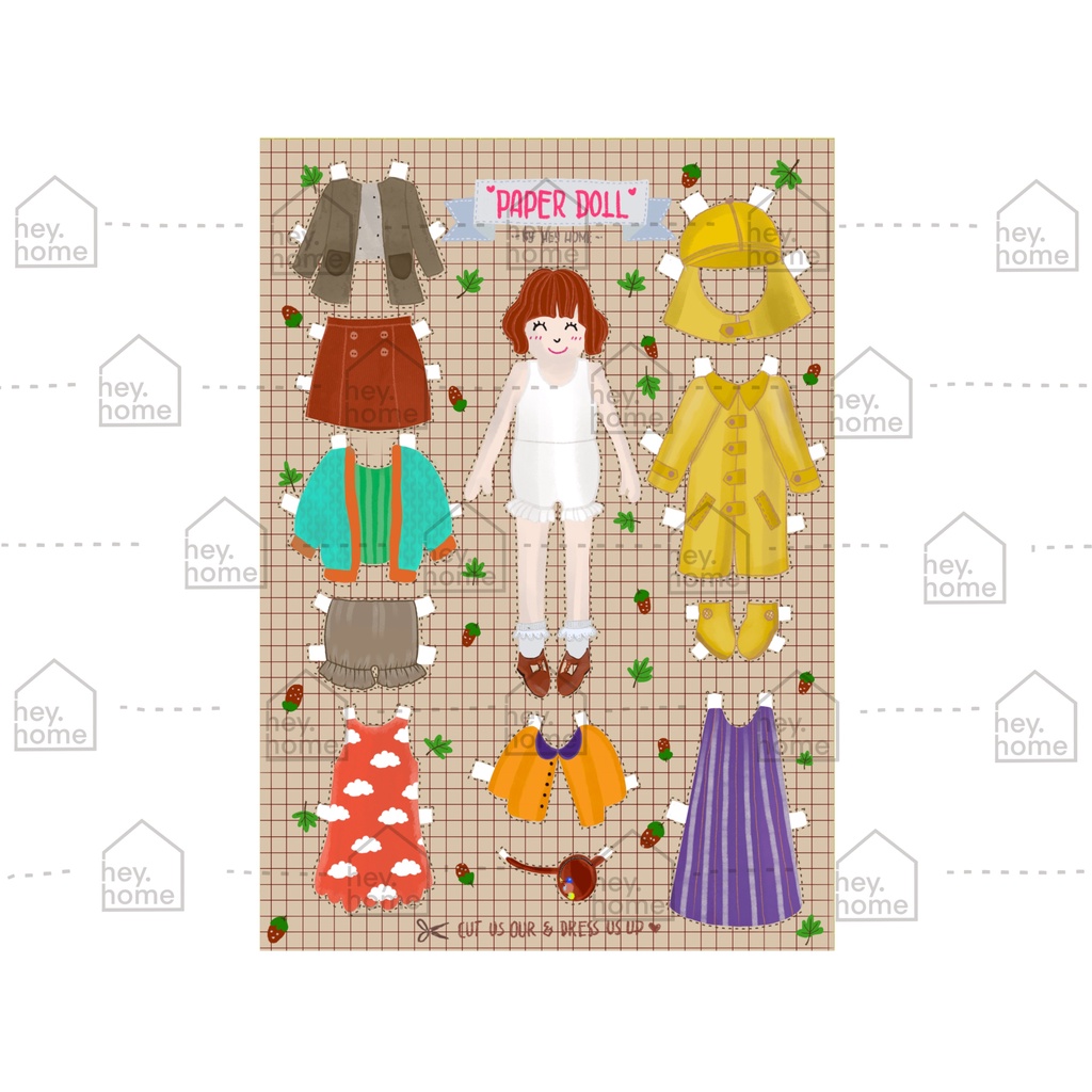 Jual Paper Doll Scandinavian - BP - Baju Bongkar Pasang Kekinian - Bepe ...