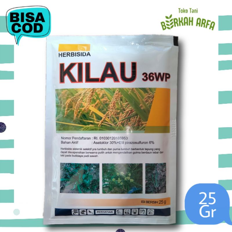 Jual Kilau 36WP 25 Gram Herbisida Untuk Gulma Padi | Shopee Indonesia