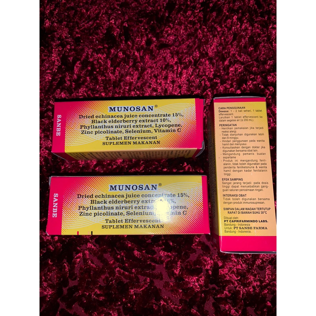 Jual Munosan Tablet Effervescent (1 Tube @ 10 Tablet) | Shopee Indonesia