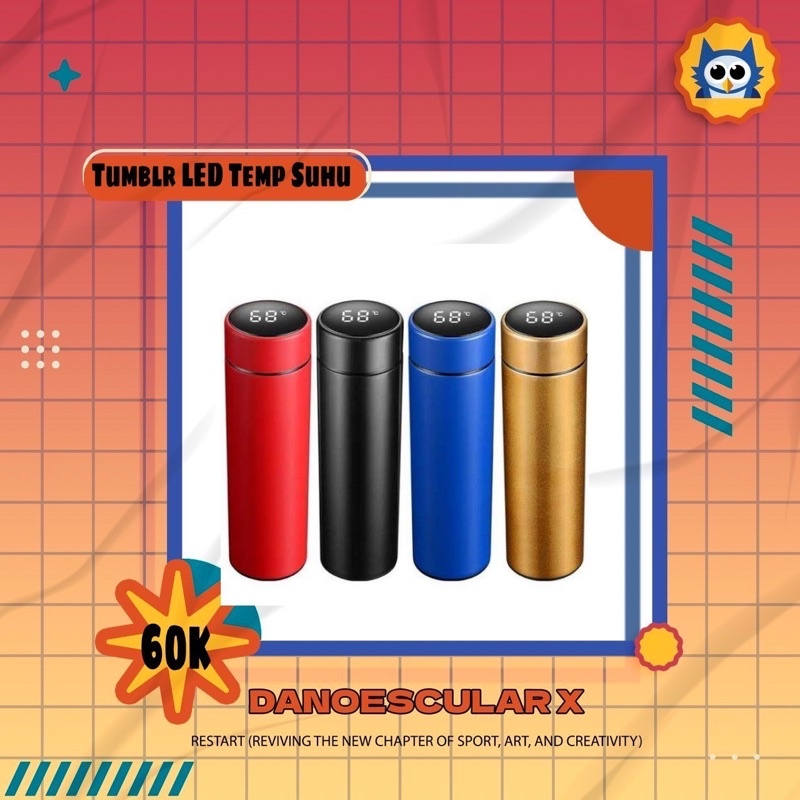 Jual Tumblr Led Temp Suhu | Shopee Indonesia