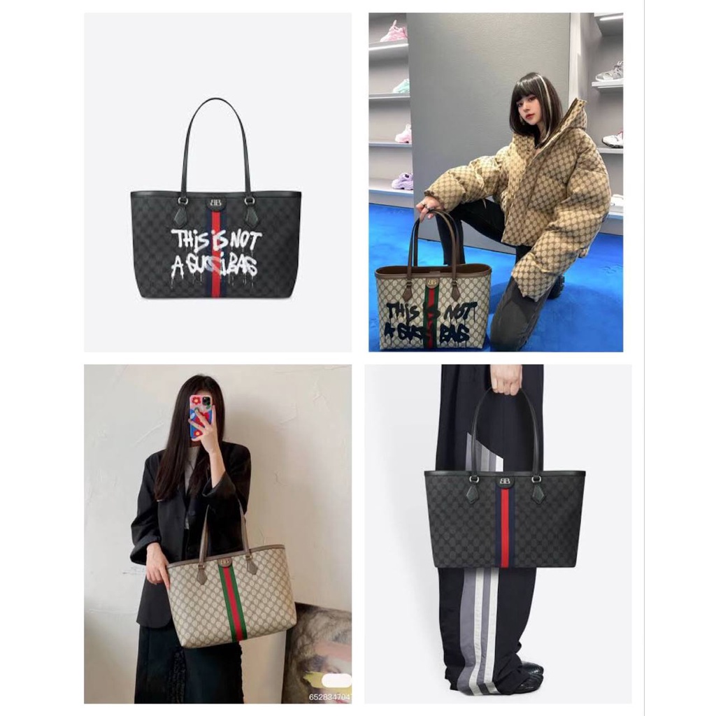 Jual B*L*NC**G* G*C*I THE HACKER PROJECT MEDIUM TOTE BAG (2217 ...