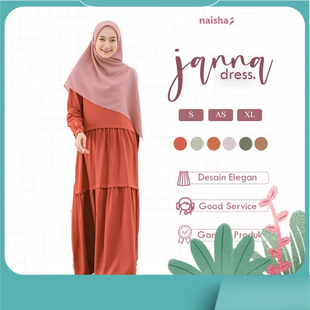 Jual Janna Dress ( Gamis Only) | Shopee Indonesia