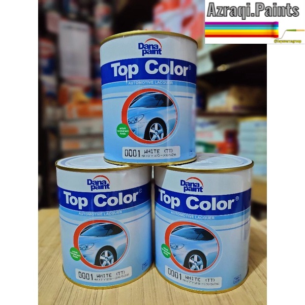 Jual DANA PAINT TOP COLOR WHITE TT 0001 ( 1 KG ) | Shopee Indonesia