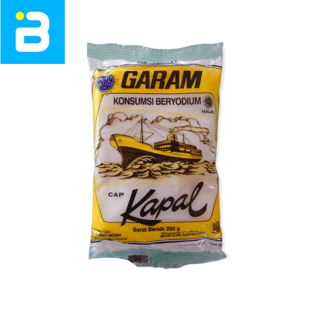 Jual Garam Cap Kapal 250 G | Shopee Indonesia