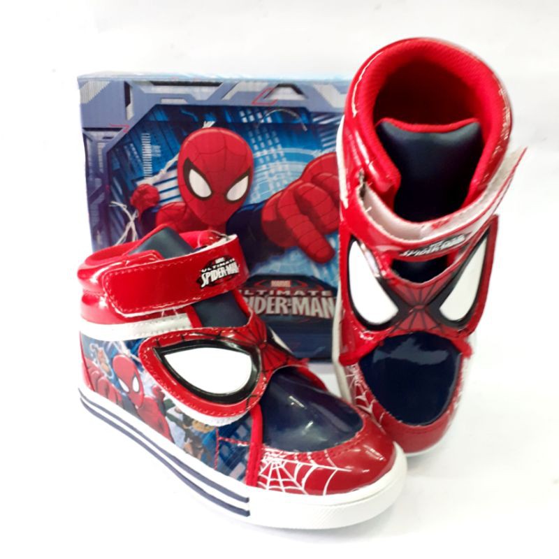 Jual Sepatu Karakter Anak - Sepatu Ando Gambar Spider Strike | Shopee ...