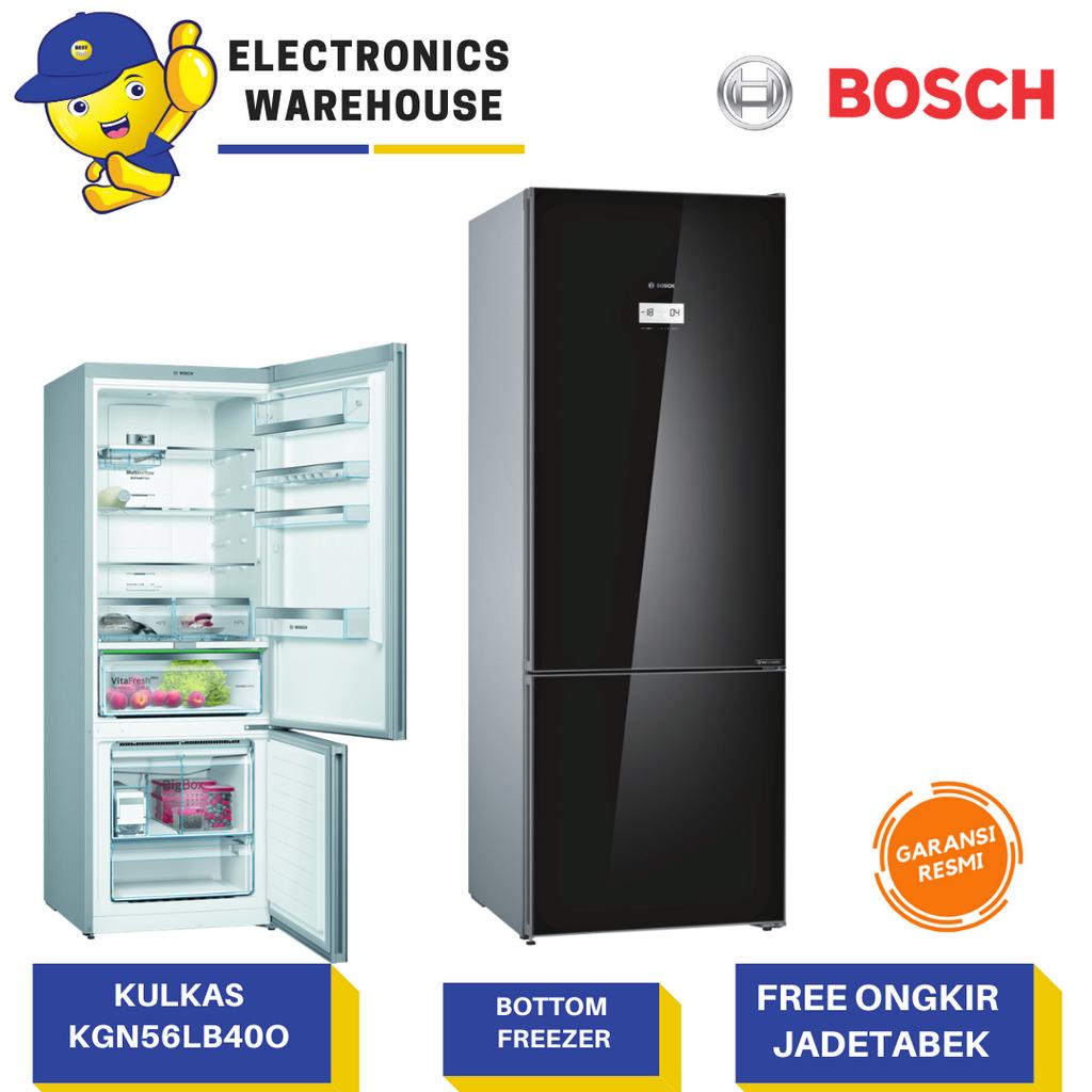 Jual Kulkas Bosch Pembeku Bawah Bottom Freezer KGN56LB40O (JABODETABEK ...