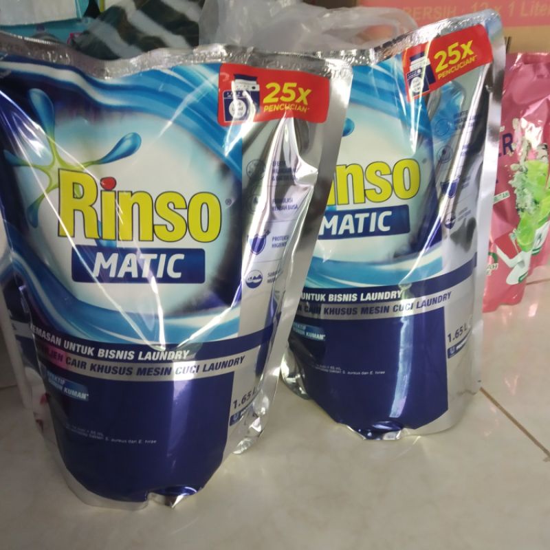 Jual RINSO MATIC Cair 1.65L | Shopee Indonesia
