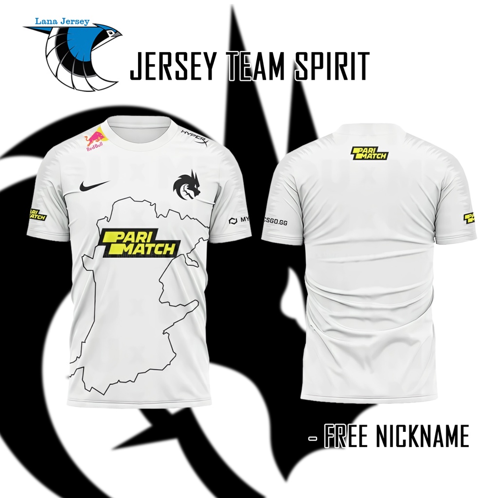 Jual JERSEY TEAM SPIRIT 2021 GAME DOTA 2 CSGO WILDRIFT LOL FULL ...