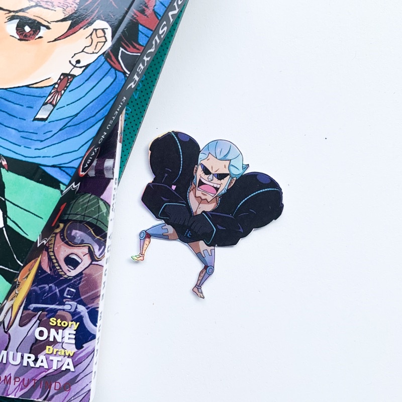 Jual Sticker Anime Hologram Franky One Piece | Shopee Indonesia