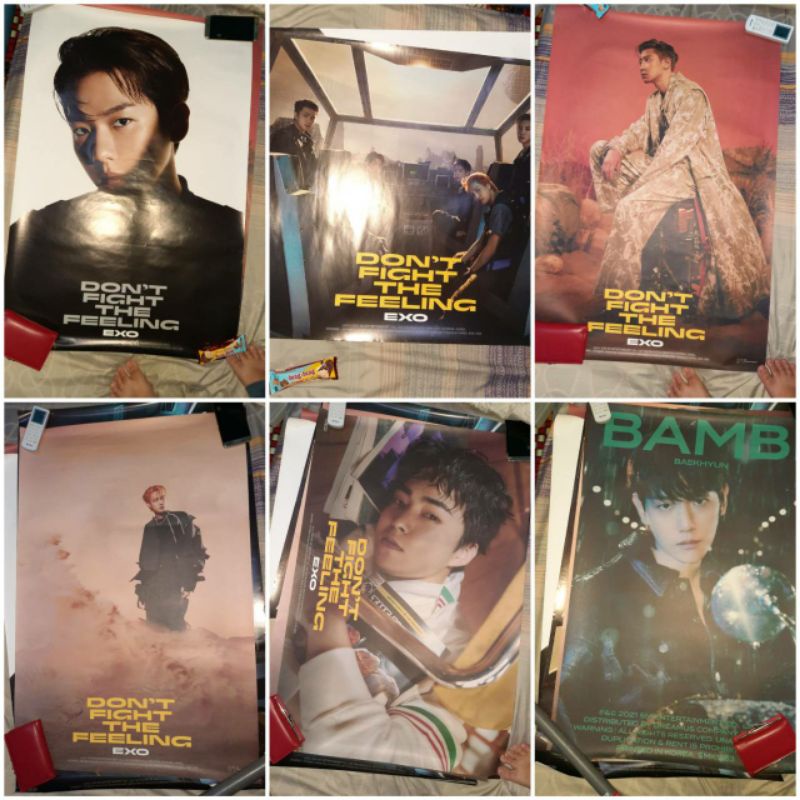 Jual POSTER ALBUM EXO DFTF DAN BAEKHYUN | Shopee Indonesia