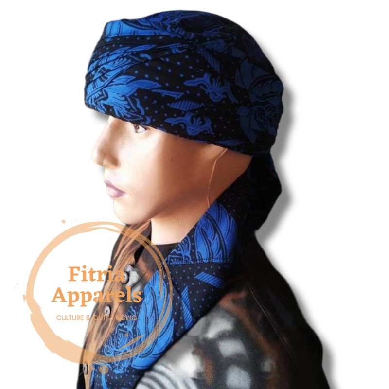 Jual imamah Praktis motif batik Baduy peci habib peci praktis wali ...