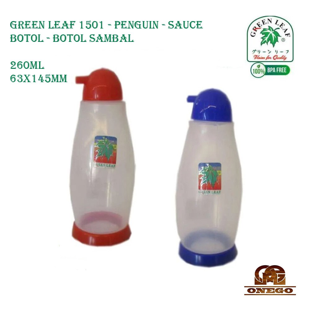 Jual GREEN LEAF 1501 - PENGUIN - SAUCE BOTOL - BOTOL SAMBAL | Shopee ...