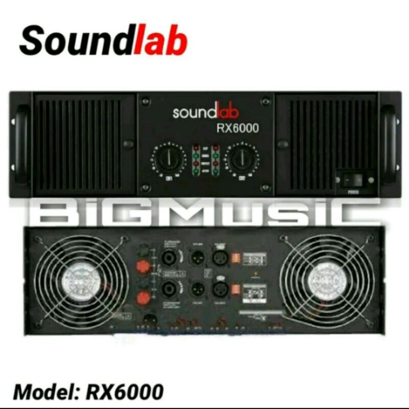 Jual Power Soundlab RX 6000 Original Amplifier RX6000 | Shopee Indonesia