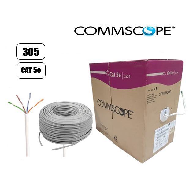 Jual KABEL LAN COMMSCOPE | KABEL UTP CAT 5 ORIGINAL | Shopee Indonesia