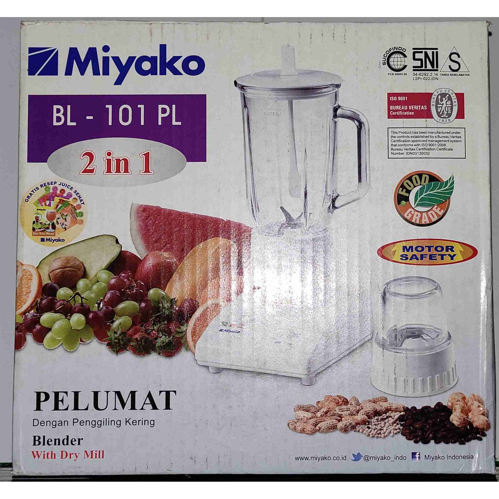 Jual Blender Miyako BL 101 PL BL101PL Plastik | Shopee Indonesia