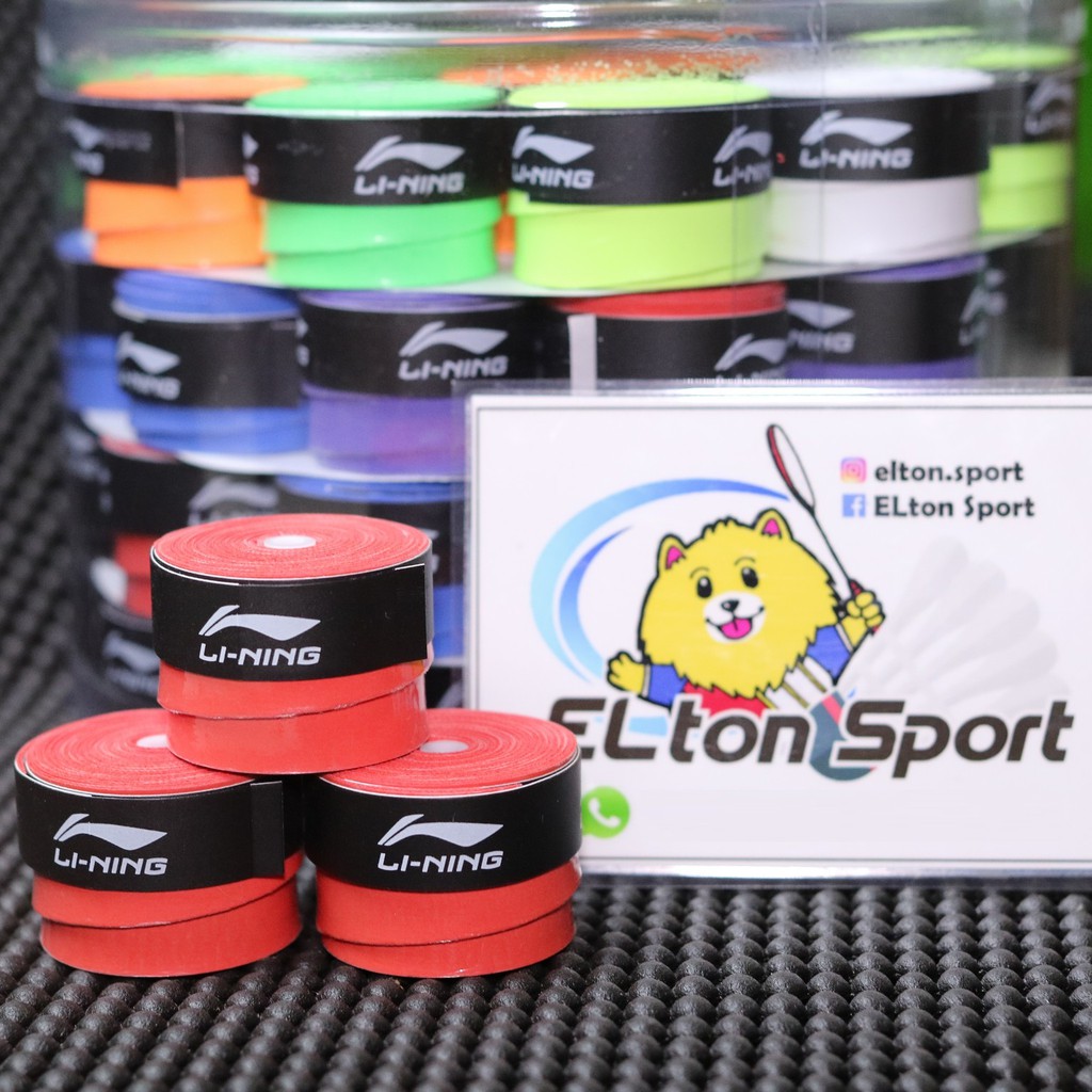 Jual (1 Buah) GRIP LINING GP 20 MERAH RED Raket Badminton Bulutangkis ...