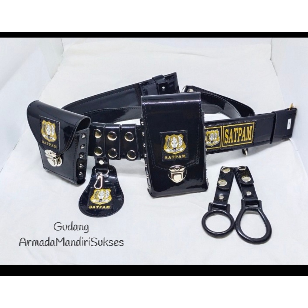 Jual Kopel Set Satpam Hitam Variasi Ukuran | Atribut Seragam Satpam ...