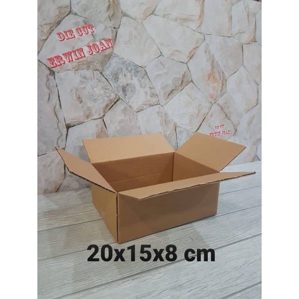 Jual Kardus / Box / uk. 20x15x8 cm / Karton packing polos baru ST ...