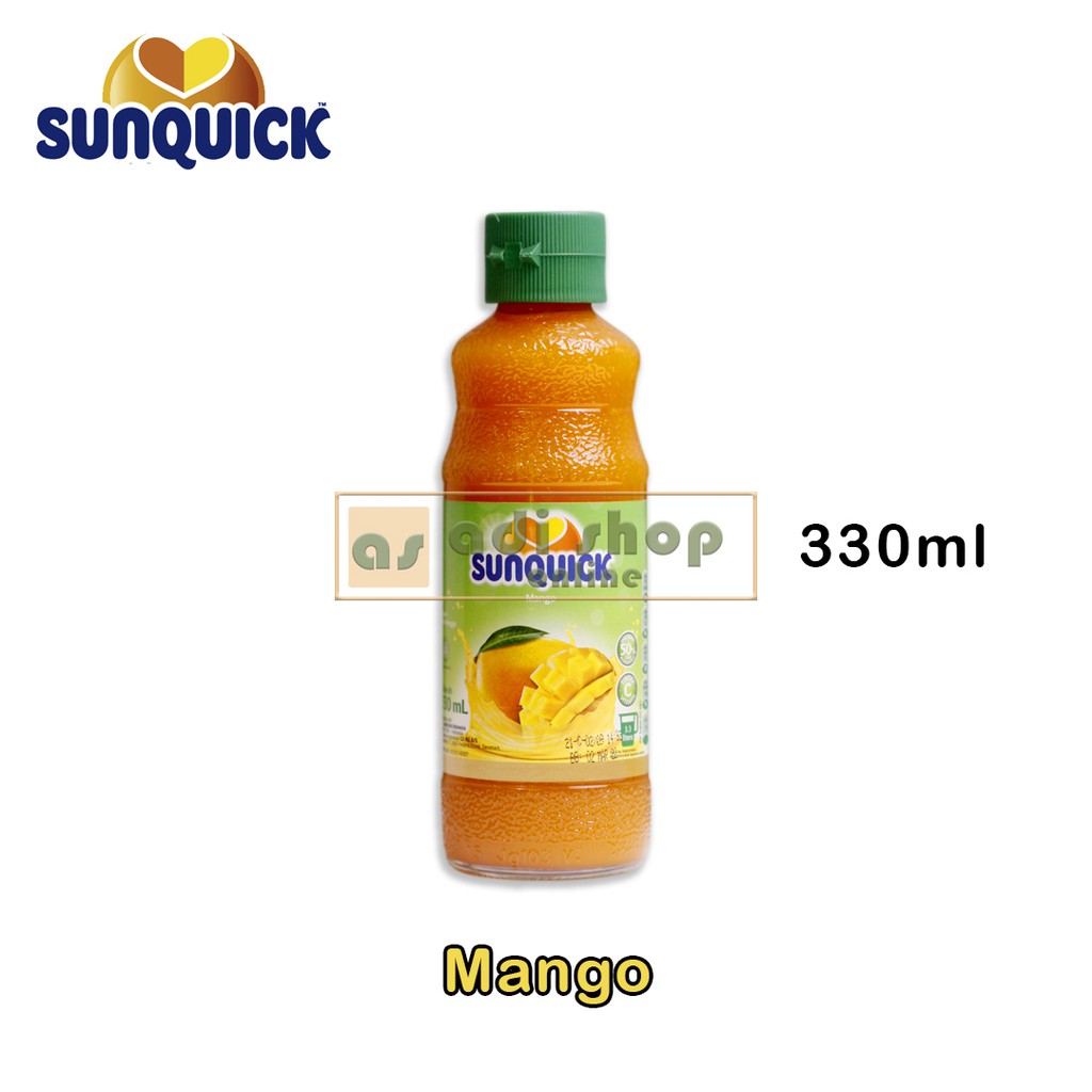 Jual SUNQUICK MANGO 330ml | SIRUP SUNQUICK RASA MANGGA | Shopee Indonesia