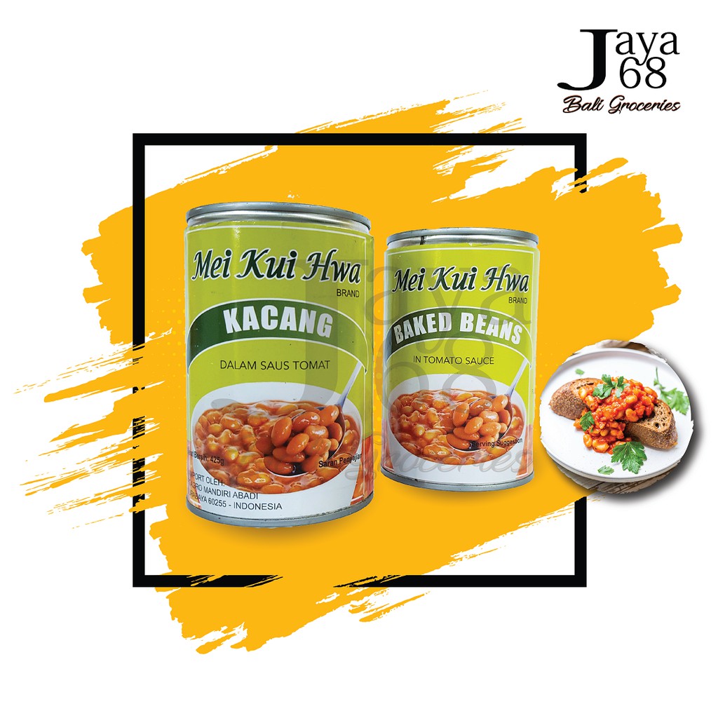 Jual BAKED BEANS in Tomato Sauce 425g - MEI KUI HWA Brand BAKED BEANS ...