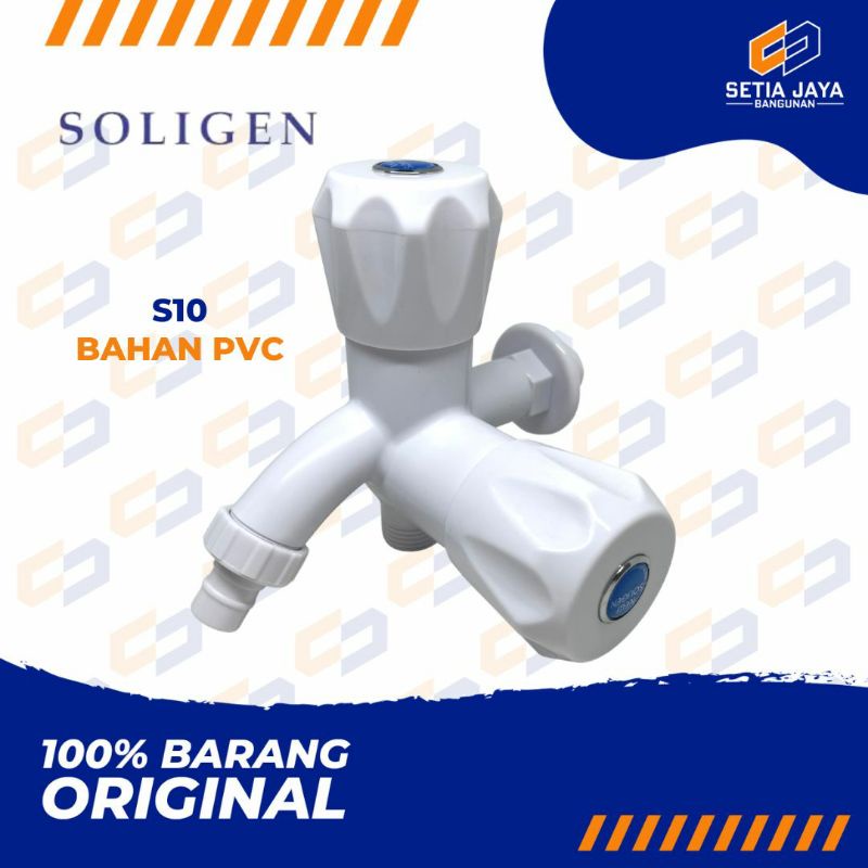 Jual Kran / Keran / Cabang / Double / Shower Plastik Soligen S10 / S 10 ...