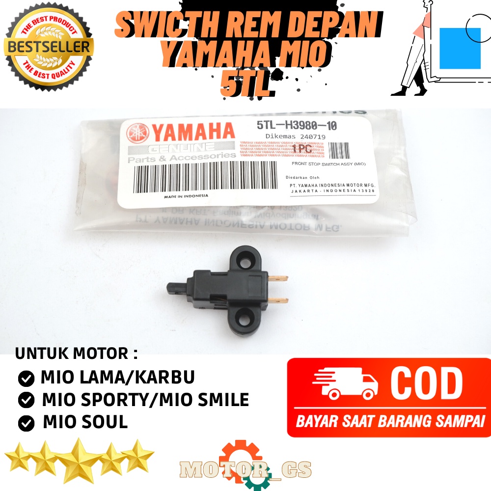 Jual Switch Rem Kiri Depan Mio 5TL-H3980-10 | Shopee Indonesia