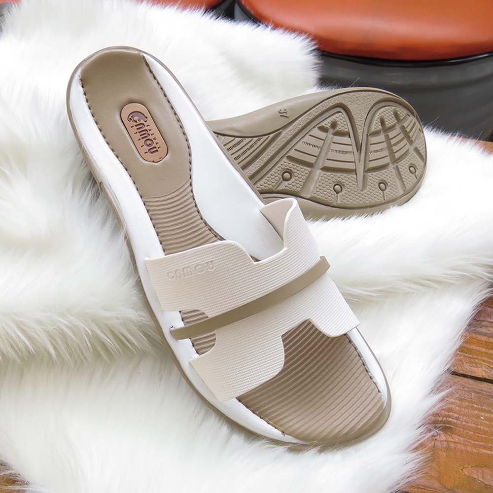 Jual CAMOU LILOU CORAL - SANDAL SELOP PEREMPUAN REMAJA KEKINIAN WARNA ...