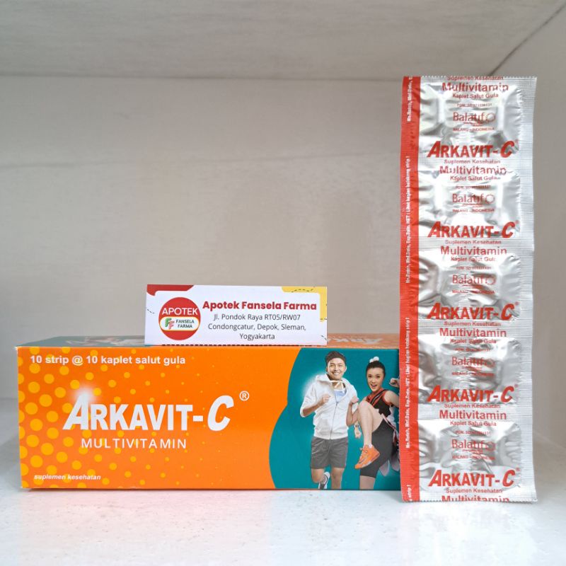 Jual Arkavit-C multivitamin suplemen kesehatan vitamin c Arkavit ...
