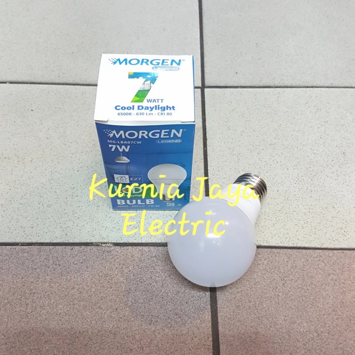Jual MORGEN Lampu Bohlam LED Bulb 7W E27 220V NEW LEGEND - Putih ...