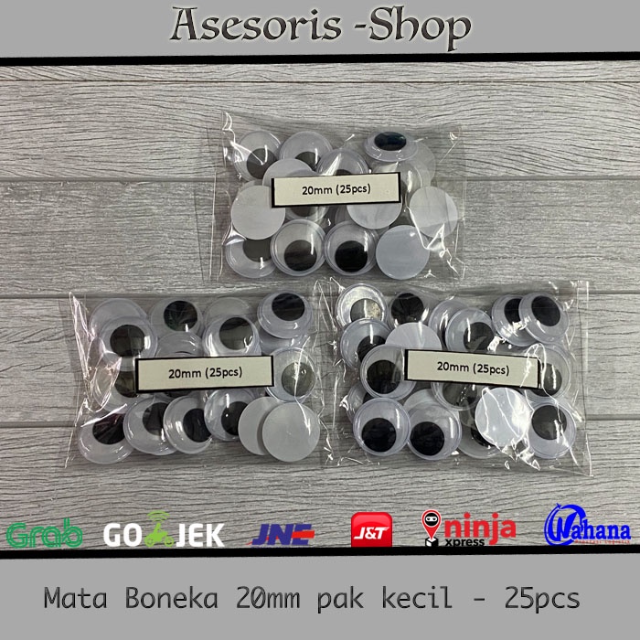 Jual Mata Boneka | Mata Goyang Pak KECIL | Mata Boneka berbagai Ukuran 6mm 8mm 10mm 12mm 15mm ...