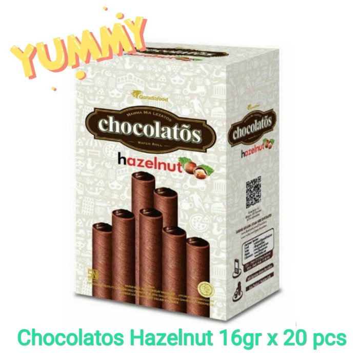 Jual Wafer-Biskuit- Gery Chocolatos Hazelnut 16Gr X 20Pcs -Biskuit ...