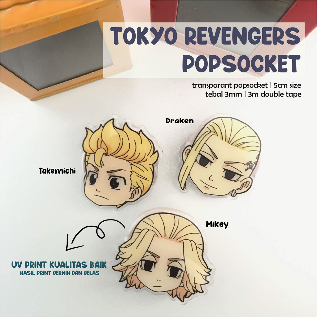 Jual Popsocket Anime Tokyo Revengers / Griptok Akrilik / Phone Holder ...