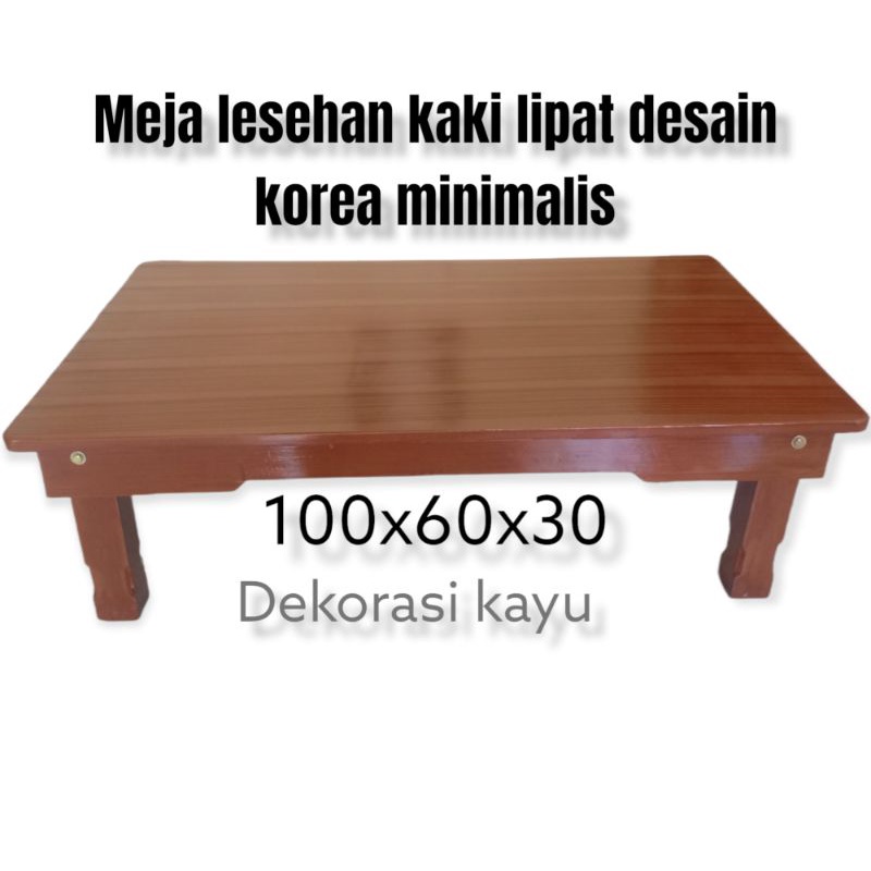 Jual meja lesehan kaki lipat ukuran p100xL60x t 30 | Shopee Indonesia