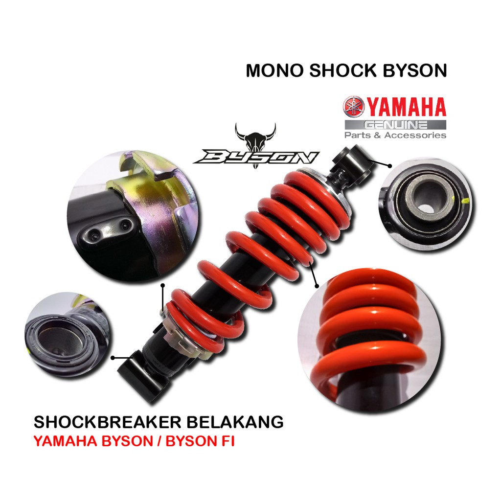 Jual Original Shockbreaker Byson Mono Shock Belakang Yamaha Bison | Shopee Indonesia