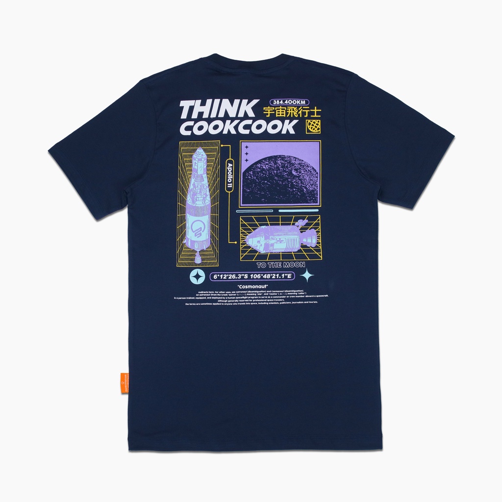 Jual Kaos Thinkcookcook APOLLO 11 Cotton Combed 24s Biru Dongker ...