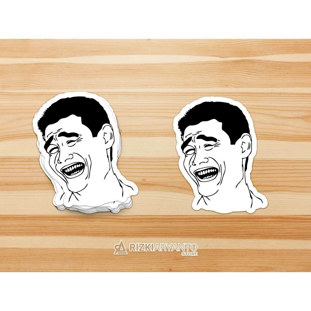 Jual Sticker - Stiker Meme Muka Yaoming untuk PC Laptop HP dll | Shopee ...