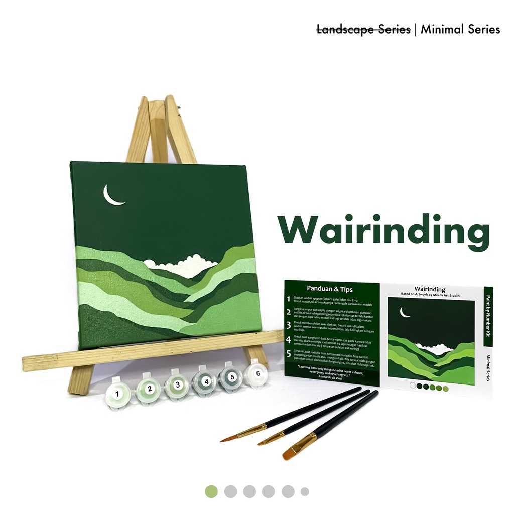 Jual Paint by Number Wairinding | Painting Kit Art Set - Mecca Art ...