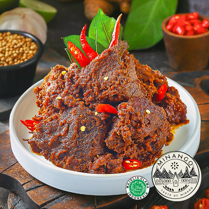 Jual Minango Rendang Daging Sapi Premium 200 gram Asli Padang Khas ...