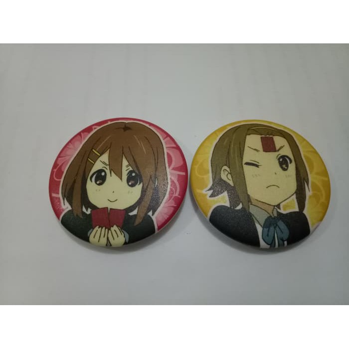 Jual Pin anime K-On Yui & Ritsu | Shopee Indonesia