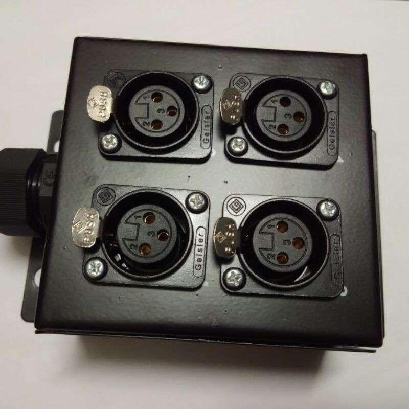 Jual Box snake isi 4 snake 4ch junction box xlr casis female | Shopee ...