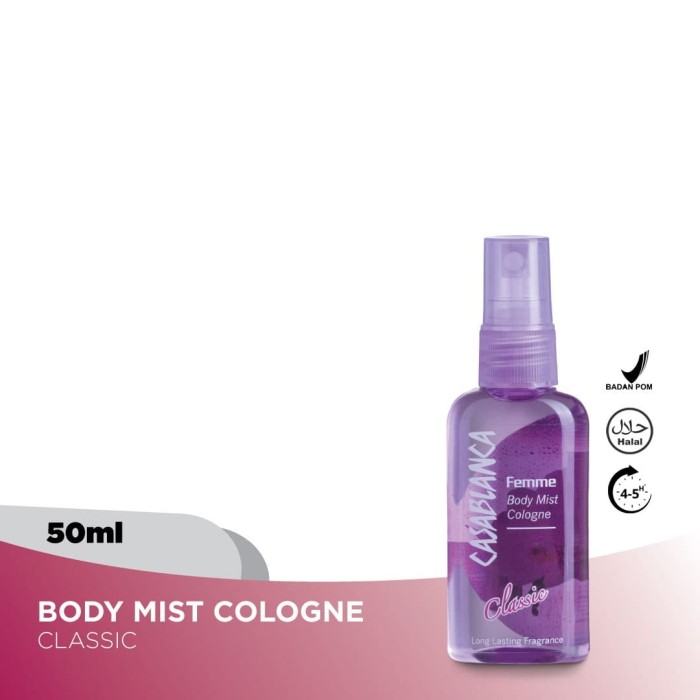 Jual Casablanca Body Mist Classic (Violet, 50ml) | Shopee Indonesia