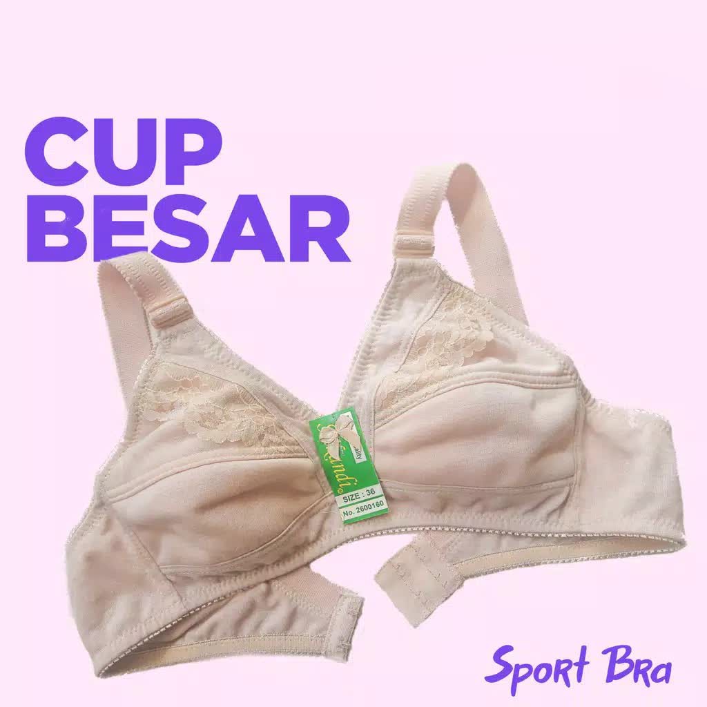 Jual Distributor palugada shop Bra BH Ukuran Jumbo Cup Besar Tanpa Busa ...