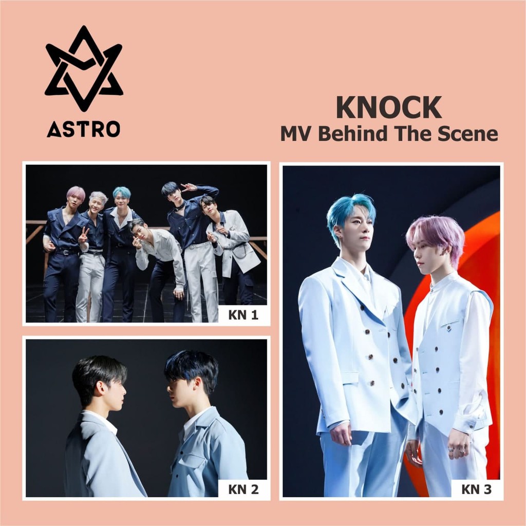 Jual POSTER KPOP ASTRO KNOCK MV BEHIND THE SCENE | Shopee Indonesia